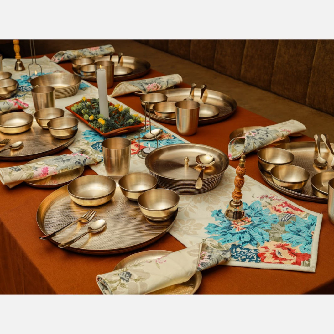 Kansa Dinner Set of 51 PCs – Kansyam Metalex